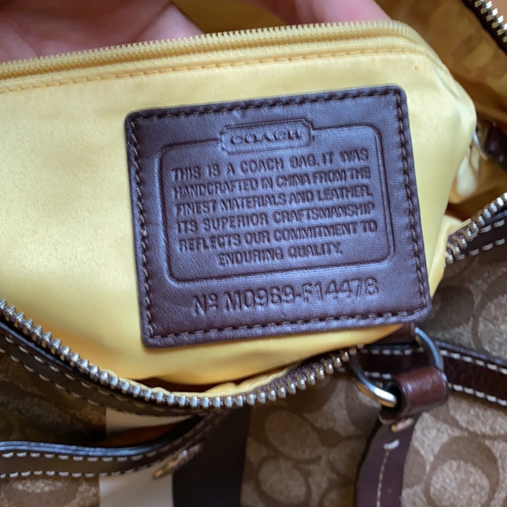 Coach Duffle Purse - Gem